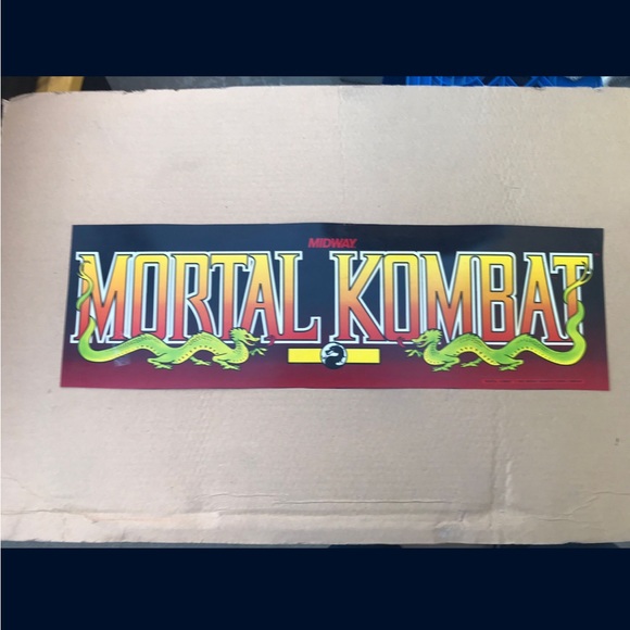 Midway | Wall Decor | Mortal Kombat Arcade Video Game Translight ...